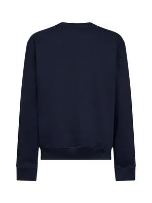AMI Paris Midnight Blue Cotton De Cœur Sweatshirt - Multicolor