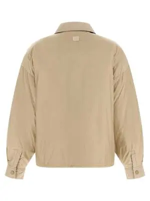 Max Mara Padded Technical Canvas Shirt Jacket - Cream