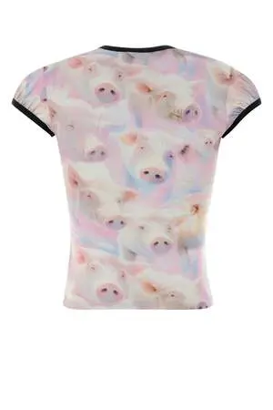 DIESEL® Printed Stretch Jersey T-shirt - Multicolor