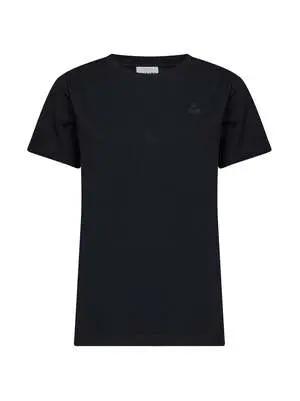 Isabel Marant Étoile Cotton Jersey Logo T-shirt - Multicolor