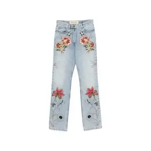 Valentino Garavani Straight-leg Denim Jeans - Blue
