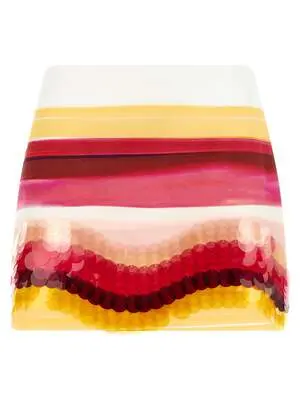 Fendi Striped Cotton Skirt - Multicolor