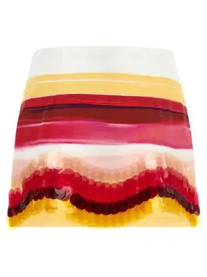 Fendi Striped Cotton Skirt