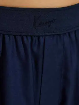 Kenzo Wool Trousers With Logo