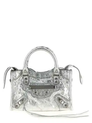 Balenciaga Le City Nano Handbag - Silver