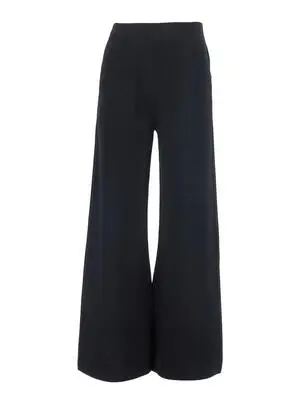 Max Mara Faida Viscose Blend Wide Leg Trousers - Multicolor