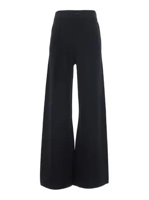 Max Mara Faida Viscose Blend Wide Leg Trousers - Multicolor