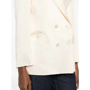 BLAZÉ MILANO Neutrals Jackets Blazers