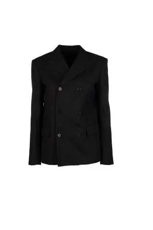 Celine Tailored Double-breasted Blazer - Multicolor