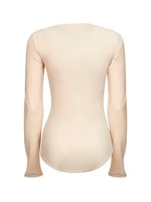 MAISON MARGIELA Almond Technical Jersey Bodysuit