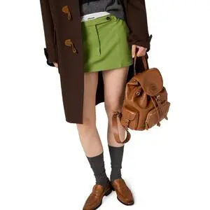 Miu Miu Straight Miniskirt - Green