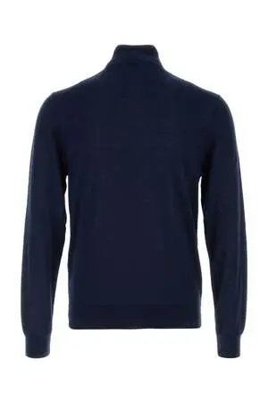 Etro Navy Wool Blend Sweater