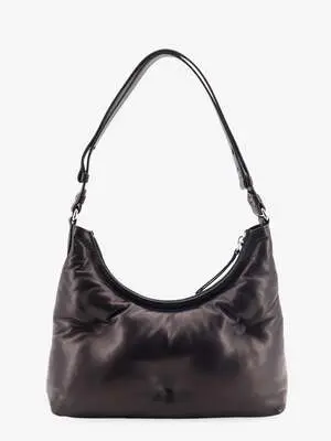 MAISON MARGIELA Glam Slam Leather Shoulder Bag - Black