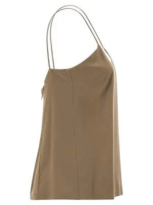 Max Mara Silk Canvas Top - Multicolor