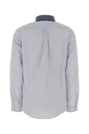 Miu Miu Embroidered Poplin Shirt - Multicolor