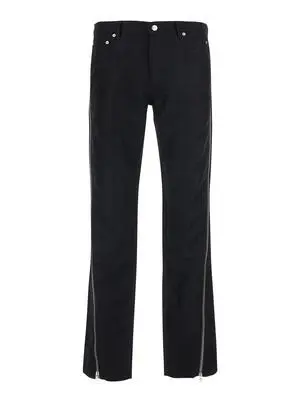 Rick Owens Vega Wool Blend Side-zip Trousers - Multicolor