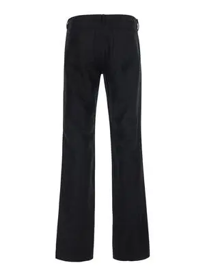 Rick Owens Vega Wool Blend Side-zip Trousers - Multicolor