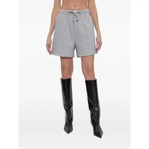 Attico Grey Shorts Knee-length Shorts - Gray