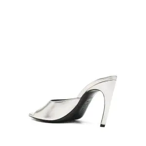 Attico Metallic High Heel Shoes - Silver
