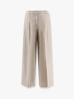 BOSS Tiana Recycled Wool Blend Trousers - Multicolor