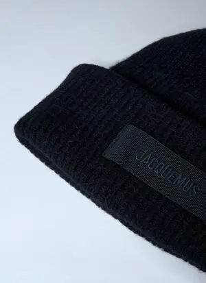 Jacquemus Logo Motif Beanie Hat