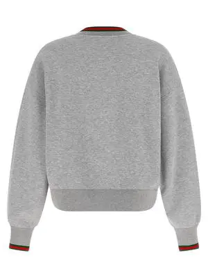 Gucci Web Sweatshirt - Gray