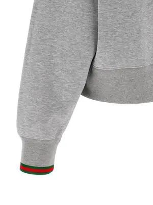 Gucci Web Sweatshirt - Gray