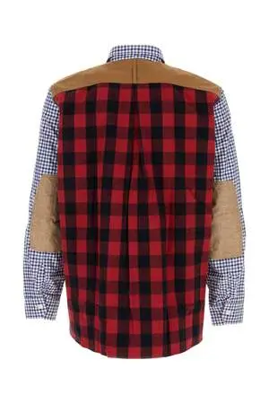 Junya Watanabe Embroidered Cotton Shirt - Multicolor