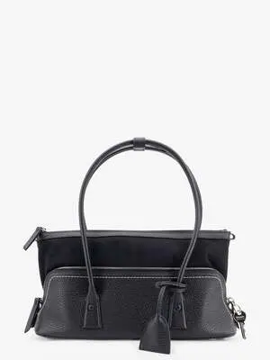 MAISON MARGIELA 5ac Shoulder East West Leather Shoulder Bag - Black