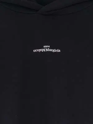 MAISON MARGIELA Cotton Sweatshirt With Front Embroidered Logo