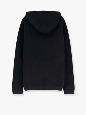 MAISON MARGIELA Cotton Sweatshirt With Embroidered Logo - Black