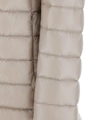 Herno Tech Fabric Hooded Down Jacket - Cream