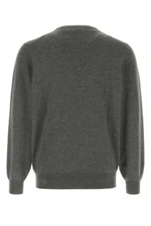 Brunello Cucinelli Grey Cashmere Sweater