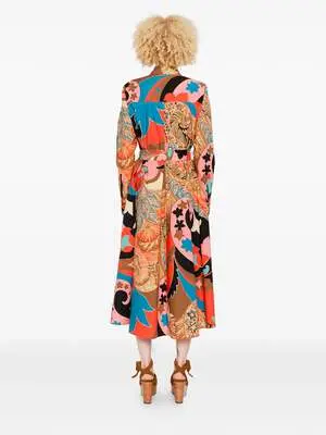 Etro Midi Dress With Belt