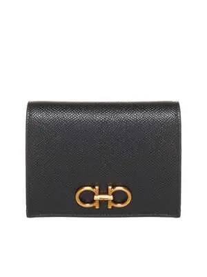 FERRAGAMO Compact Wallet 'gancini - Multicolor