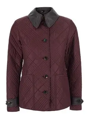 Burberry Fernleigh Quilted Tech Fabric Jacket - Multicolor