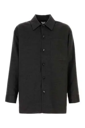 Bottega Veneta Dark Grey Flannel Shirt - Gray