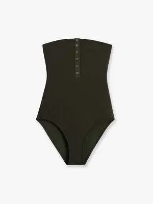 TOTEME Toteme Women One-Piece Swimsuit With Ribbed Pattern Multicolor