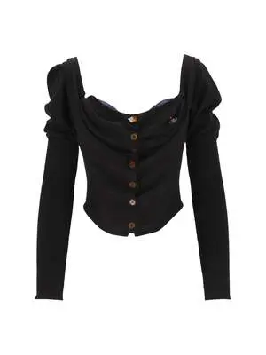 VIVIENNE WESTWOOD Bea Corset Cardigen - Black