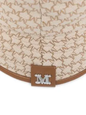 Max Mara Monogram Jacquard Hat - Multicolor