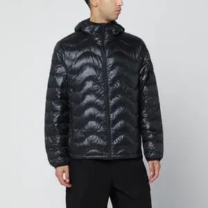 PURPLE MOUNTAIN OBSERVATORY Waves Hooded Puffer Jacket - Black