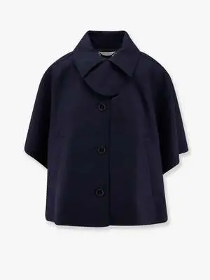 Max Mara Cotton Cape - Multicolor
