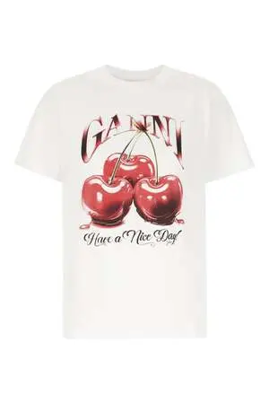 GANNI Graphic Printed T-shirt - Multicolor