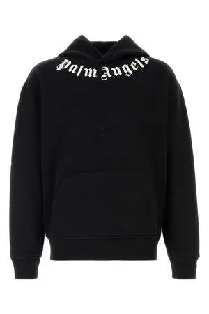 Palm Angels Cotton Sweatshirt - Black
