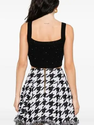 Balmain Tweed Crop Top - Multicolor