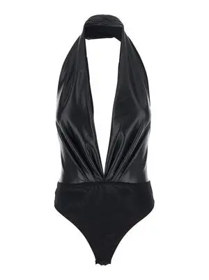 Andamane Sendaya Eco-leather Bodysuit - Multicolor
