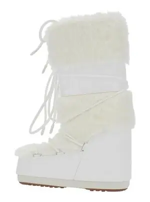 Moon Boot Icon Fur Snow Boots - Multicolor