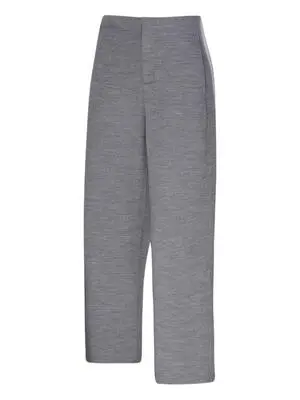 Max Mara Wool And Cotton Trousers - Multicolor
