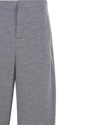 Max Mara Wool And Cotton Trousers - Multicolor