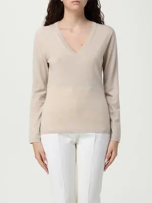 Max Mara Cashmere V Neck Pullover - Cream